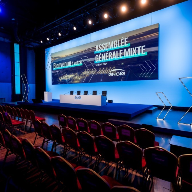 Organisation assemblée générale ENGIE par Creative Spirit Agence ...